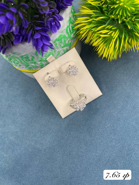 Серебряные серьги. Италия. 925