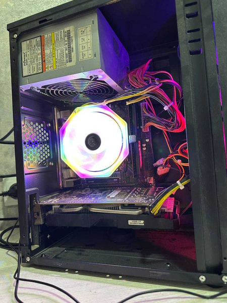 Игровой кейс/ i3 10100 / 6gb видеокарта/ 16 gb ddr4/ ssd nvme