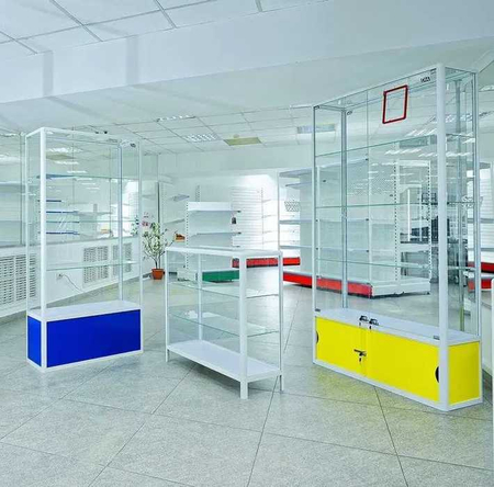 Прилавок торговый из профиля и стекла, Акция,витрина,для магазина