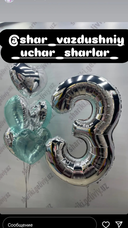 Gendir party vazdushniy sharla nabor shar Ofarmleniya xizmati