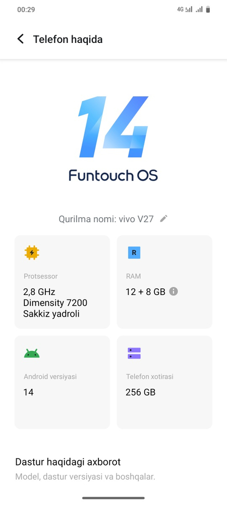 Vivo V27 5G srochno sotiladi!