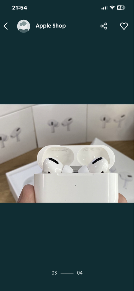 Apple AirPods Pro Dubai Premium 2024 Sensor boshqaruv Animatsiya