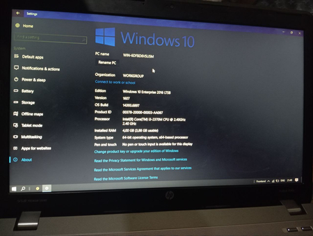 Noutbook HP laptop