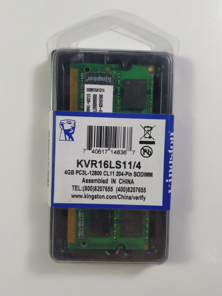 Оперативная память для ноутбука DDR3 Kingston 4GB