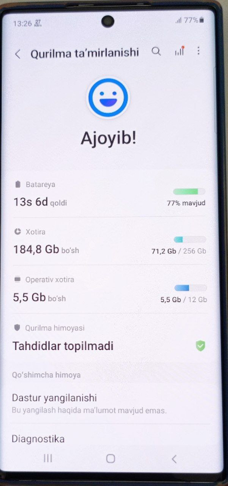Samsung Galaxy note 10 plus 5G