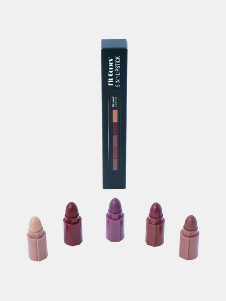 5 tasi 1 Pamada 5 xil rang  помада 5 в 1  Lipstick 5 in 1