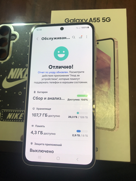 Samsung Galaxy A55 yengi ideal Rangi: Awesome lilac