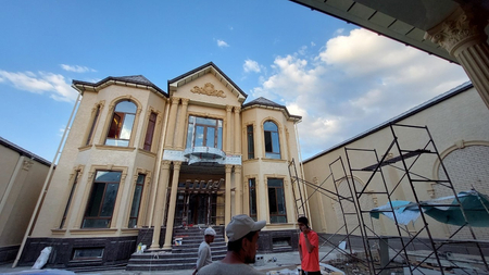 Ташки фасад травертино