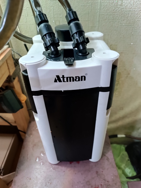 Аквариум, внешний фильтр atman