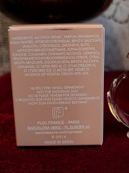 Paco Rabanne,Olimpea и Olimpea Legend .