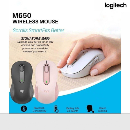 СКИДКА! Logitech M650 Silent/Bluetooth Беспроводная мышка/мышь