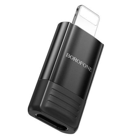 Адаптер OTG USB Type C/Lightning -> USB2.0 Borofone BV18 Black