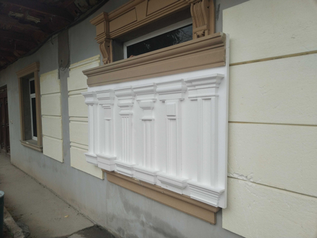 Penoplast fasadniy tyaga фасадный тяга из пенопласта