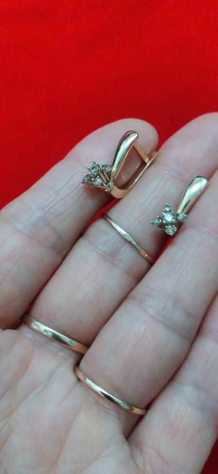 Серьги с бриллиантами
