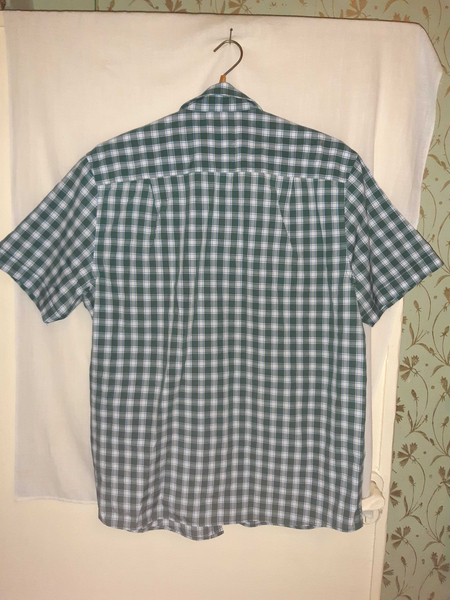 Рубашки летние в клетку, серая и красная. Турция - DeFacto Р-54 (XL)