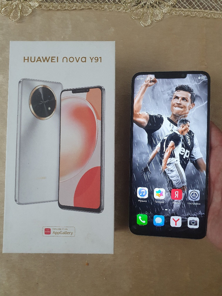 Srochna sotiladi Huawei Nova Y91 8+3/256Gb 4G Igravoy Karobka dakument