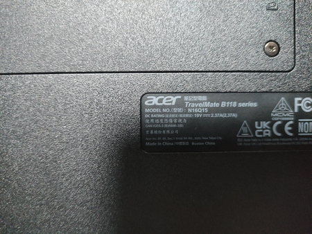 Nootbook Acer kafolati bn