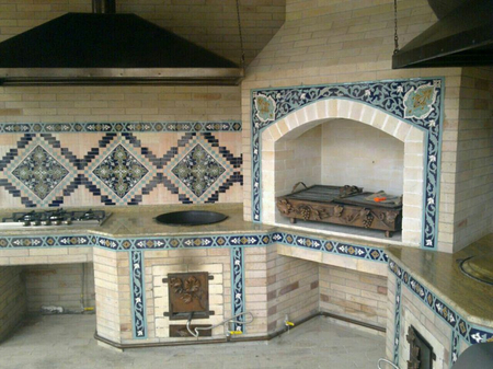 Строительство барбекю, летней кухни, камина. Обшиваем финские сауны.