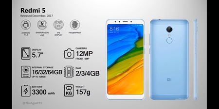 Xiaomi redmi 5 global 3/32gb