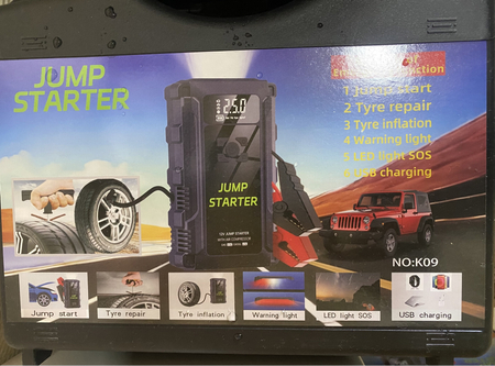 12V Jump starter , Air compressor