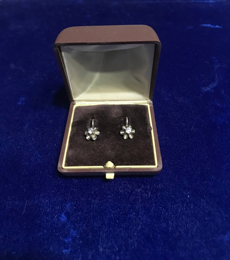 Серьги серебро 875-925 пробы