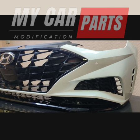 Бампер передний Hyundai Sonata 8 в сборе