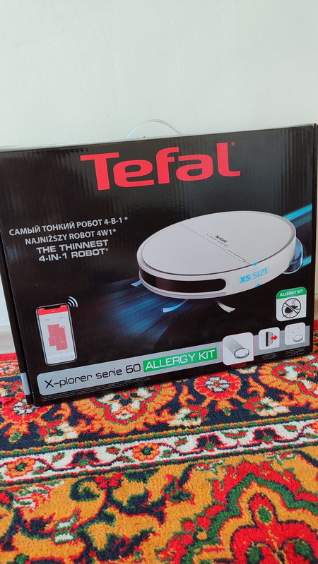 Продается робот пылесос Tefal x-plorer serie 60
