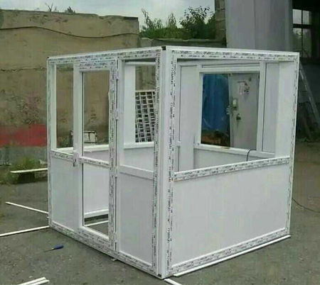 Торговые будки, киоски из акфа профиля