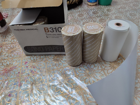 Бумага для аппарата УЗИ В310 Toshiba sono printer 110mm*20m/4.3in*69ft