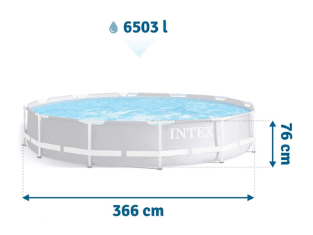 Intex bassen 3,66/76
