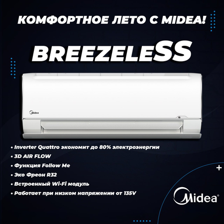 Кондиционер Midea BreezeleSS