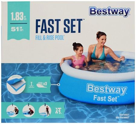 Бассейн надувной Fast Set, 183 x 51 см