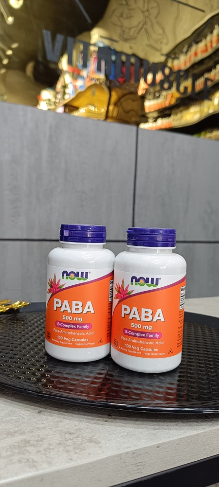 Now PABA 500 MG 120   veg caps