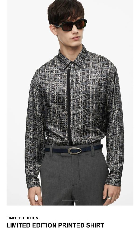 Рубашка Zara лимитированная колекция
