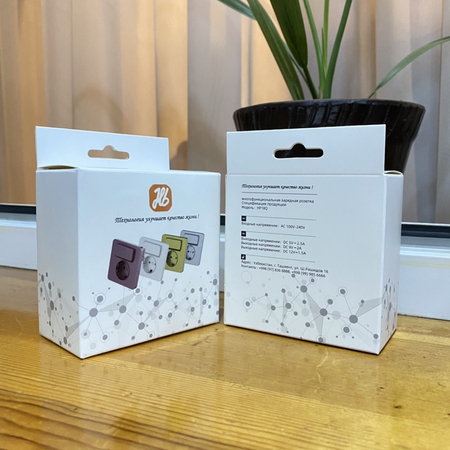 Наружная Розетка с USB, Type-C
