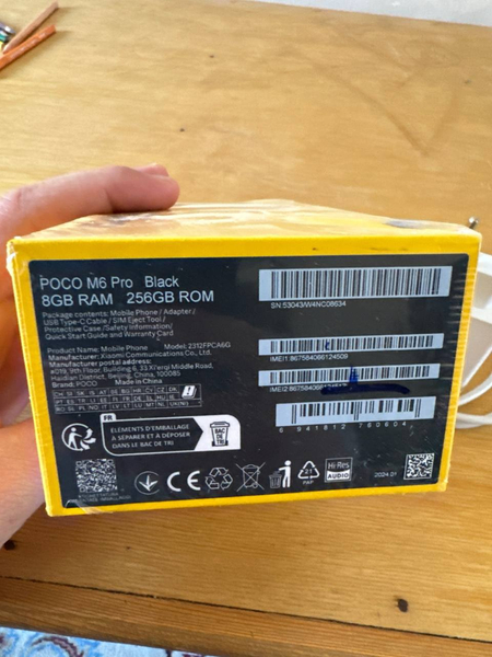 Poco M6 pro 8/256 gb холати идеал 1-2ой ишлатилган срочно