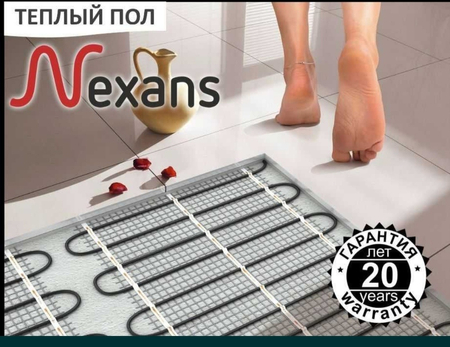 Электрический теплый пол установка