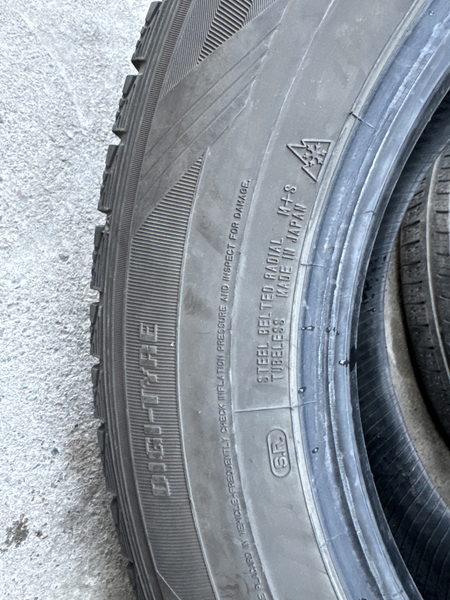 215/65/16 made in japan