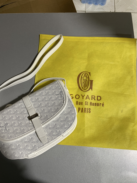 Сумка Goyard белая люкс качество унисекс