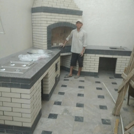 Йозги ошхона камен барбекю мангал