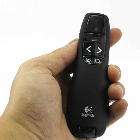 Logitech r400 pirizintator pult. Пульт для презентаций