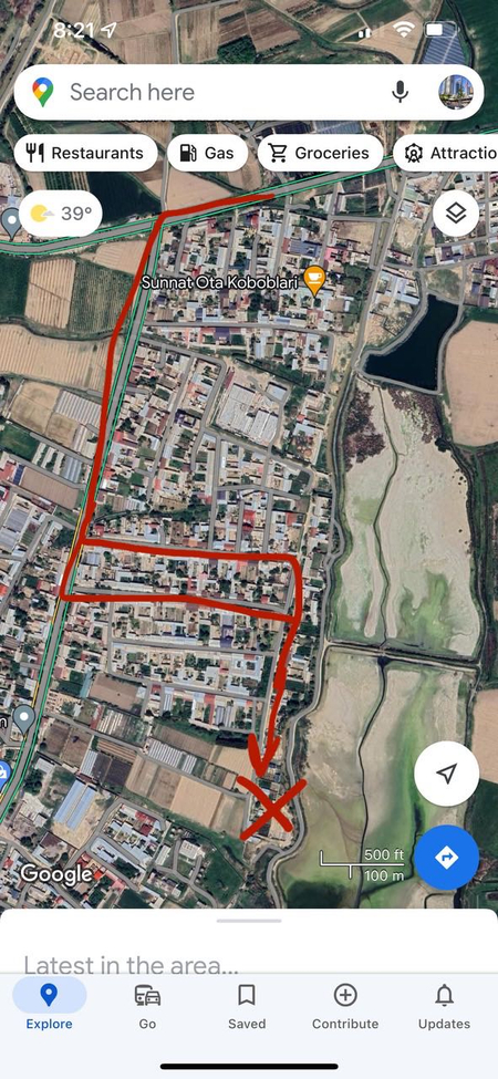 Nazarbek TEKSTIL 8 sotix uchastka