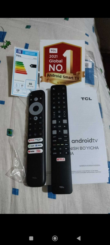 Телевизор TCL 43-S65A Smart-TV 4K.