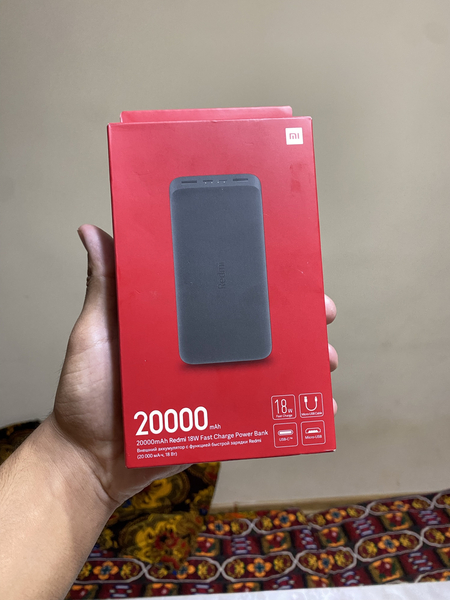 Tashqi akkumulyator, Power Bank, 20000 mA/soat, 18 Vt