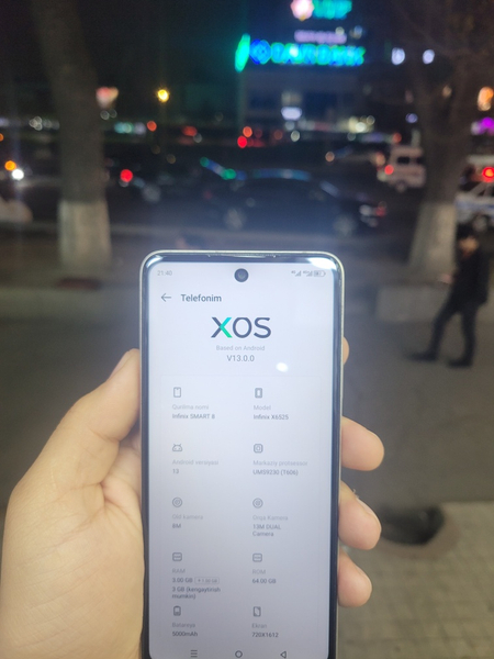 Infinix samart 8 sotilad