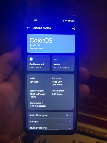 Telefon sotiladi oppo Reno 8T