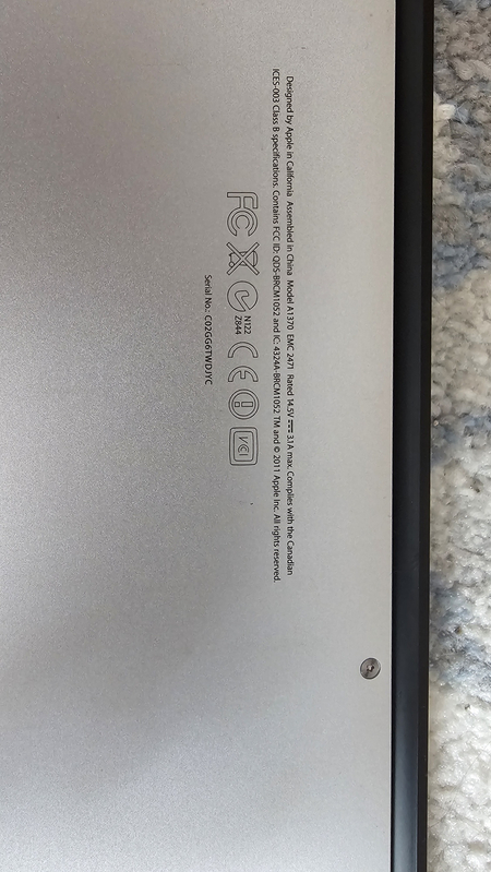macbooc air 2011