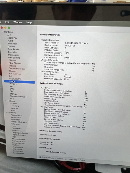 Macbook Air M1 8/256