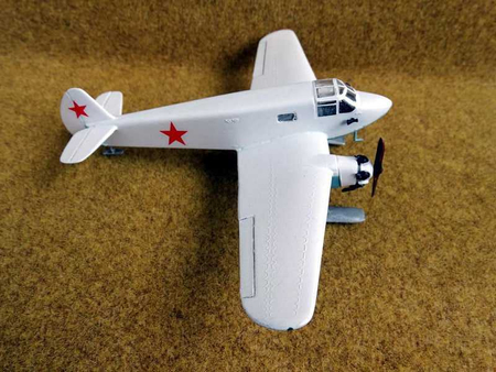 Сборная модель самолета Як-6М (Амодел, 1/72)