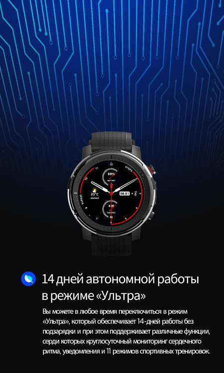 Xiaomi Amazfit Stratos 3 Умные смарт часы
